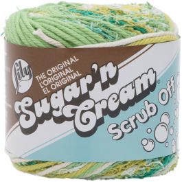 Lily Sugar n Cream Yarn - Scrub Off-Greens (Pack of 6)