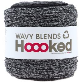 Hoooked Wavy Blends Yarn-Anthracite Stone (Pack of 3)