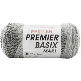 Premier Yarns Basix Marl Yarn-Monochrome Marl (Pack of 3)