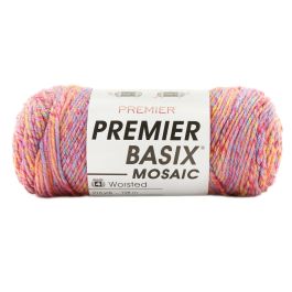 Premier Yarns Basix Mosaic Yarn-Bouquet (Pack of 3)