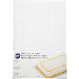 Wilton 13 x 19 Inch Rectangular Cake Boards 5 Piece 1 Pack of 2 Piece