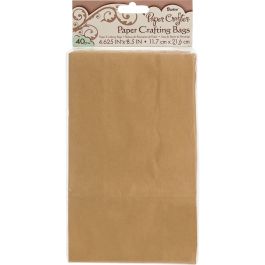Kraft Paper Sack Natural 4.25 X 2.75 X 8.5 Inches